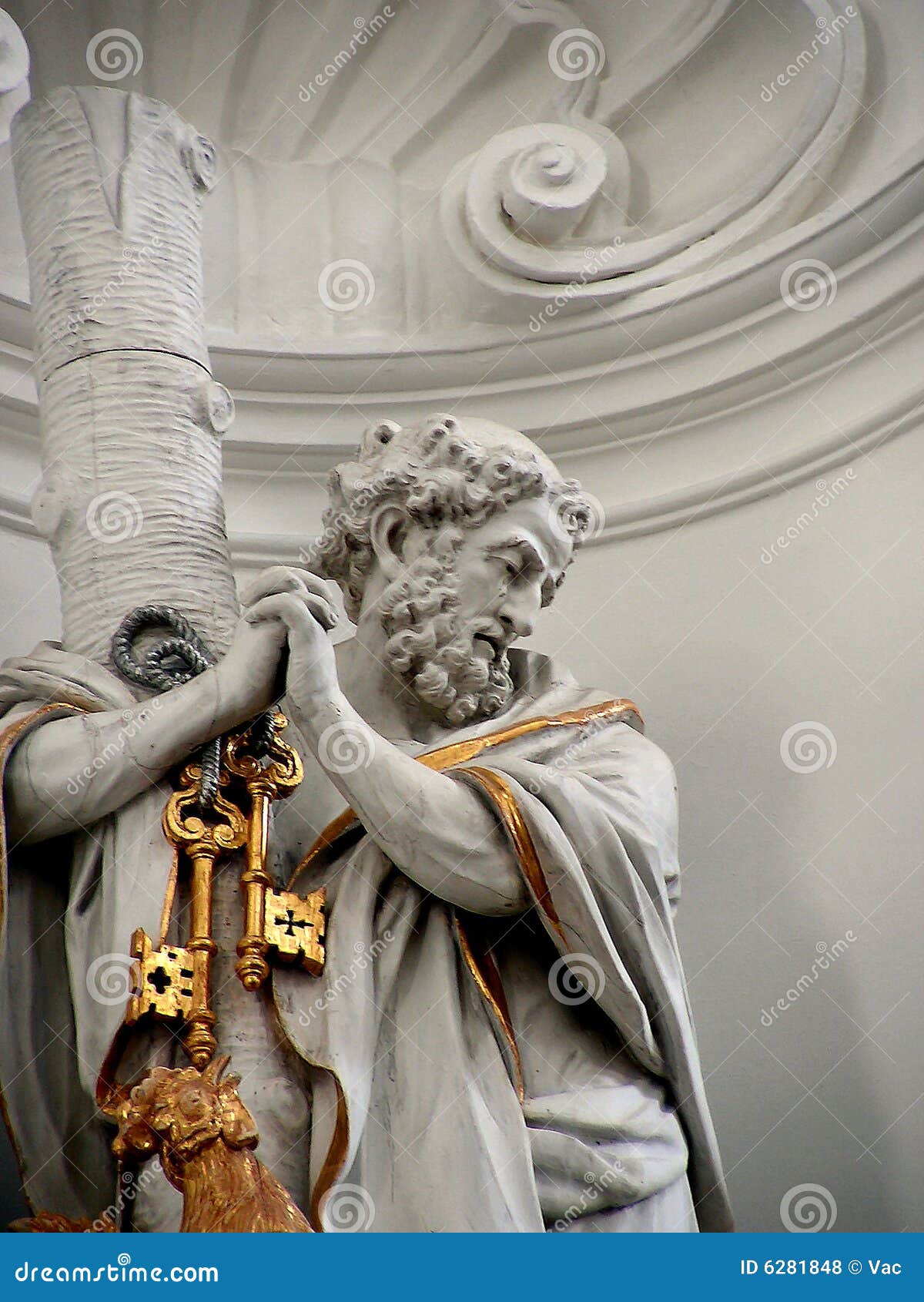 Saint Peter photo stock. Image du peter, symbole, antique - 6281848