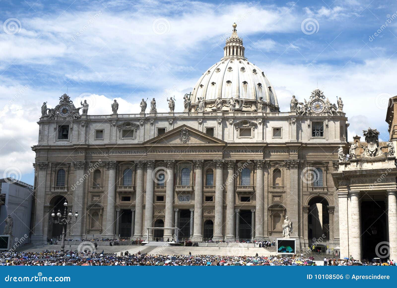 Saint Peter Cathedral - Vatican - Rome - Italy Editorial Photo - Image ...