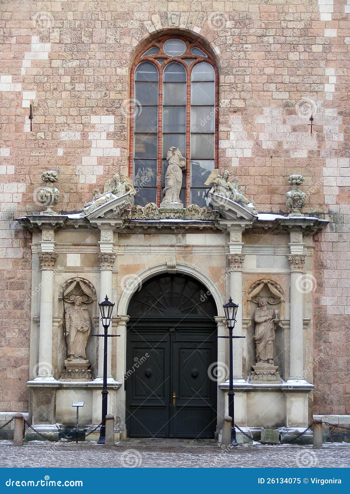Saint Peter church entry stock image. Image of door, cathedral - 26134075