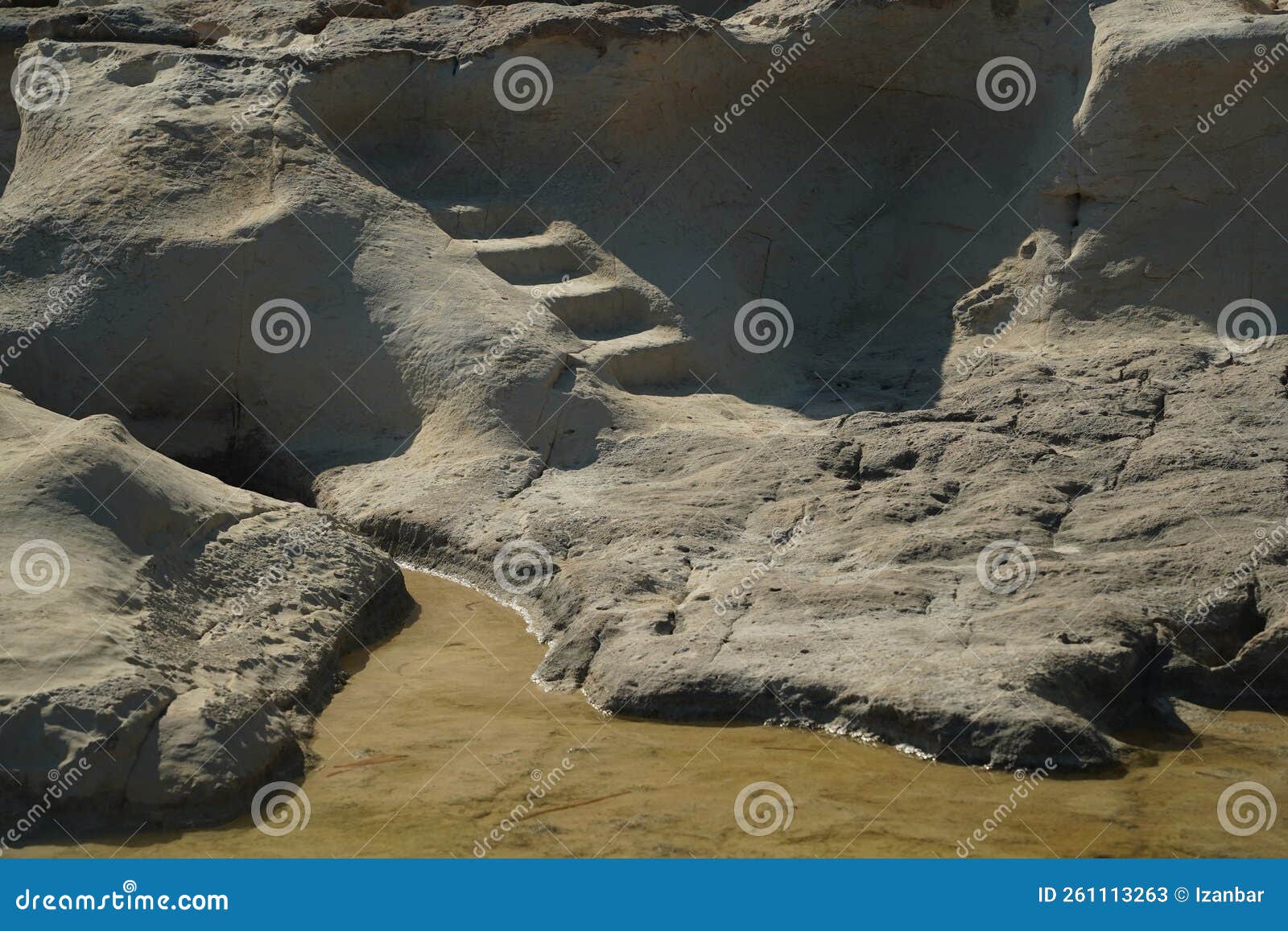 Saint Peter Pools Malta Rock Formation Hole on Rocks Stock Image ...