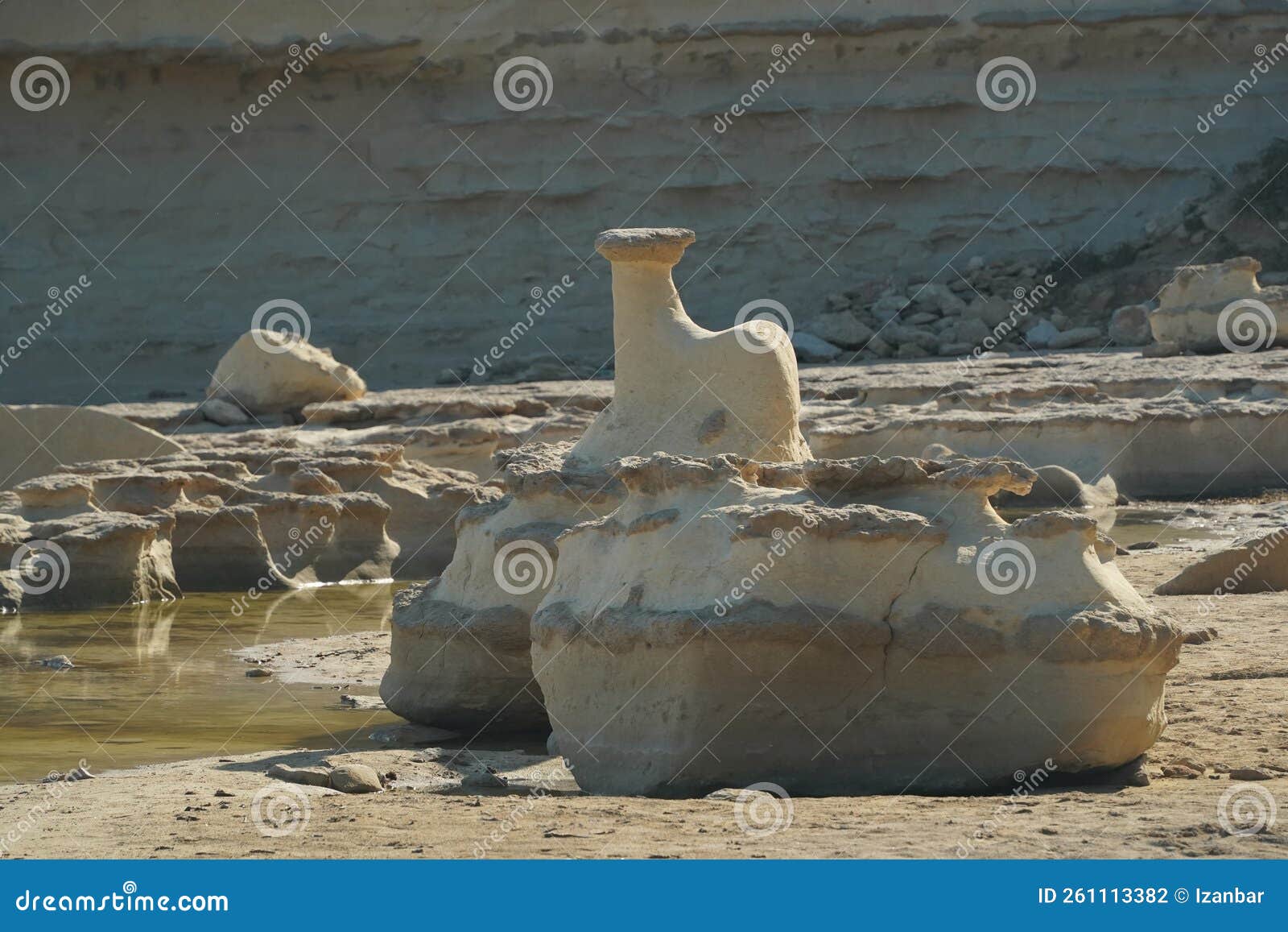Saint Peter Pools Malta Rock Formation Hole on Rocks Stock Photo ...