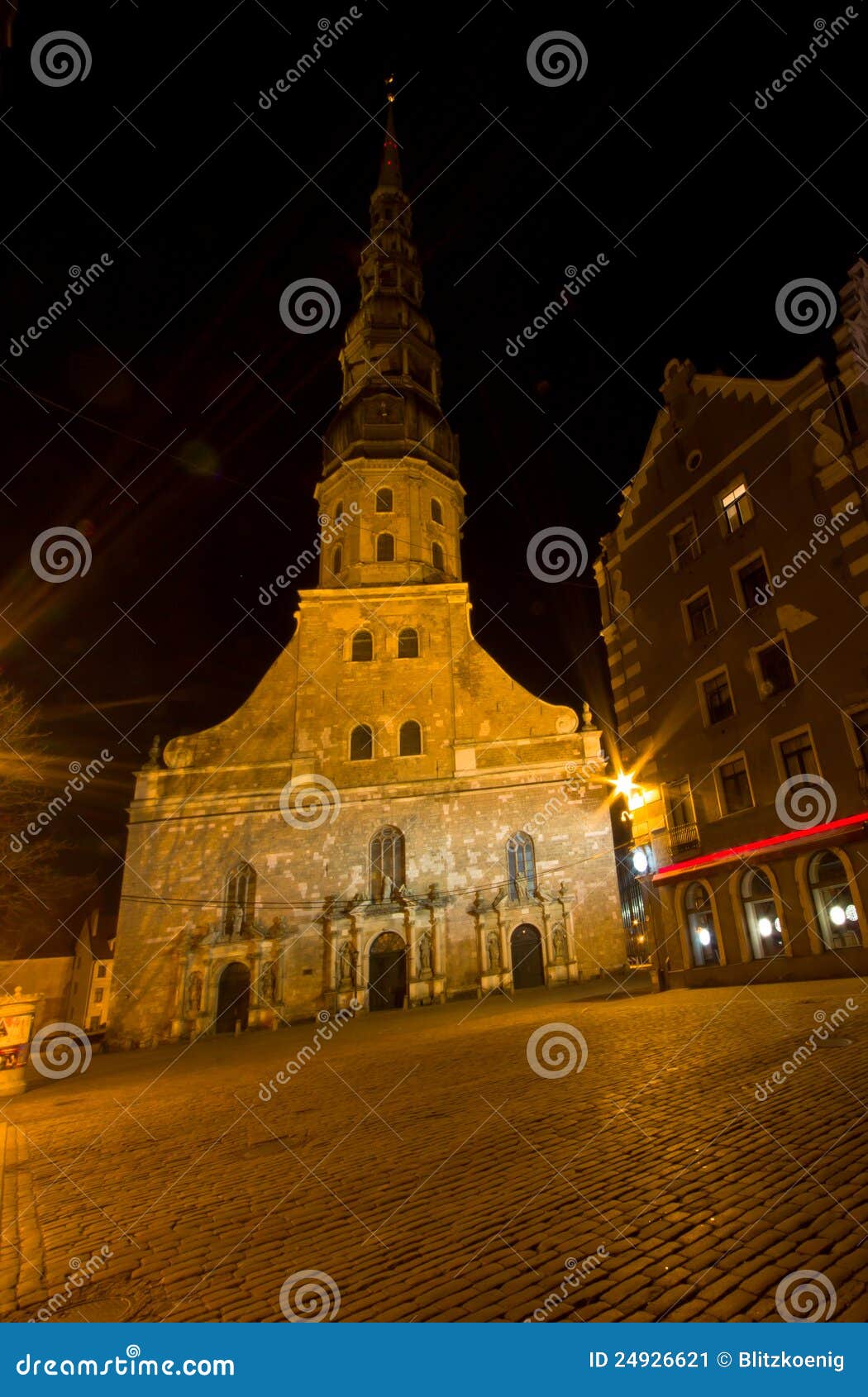 Saint Peter S Church in Riga, Latvia Stock Image - Image of church ...