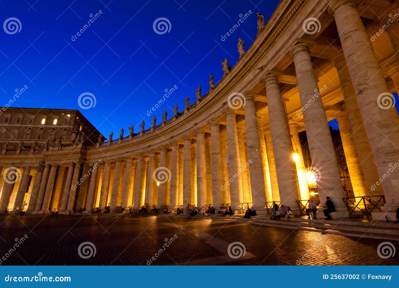 Saint Peter square stock photo. Image of peter, roof - 25637002