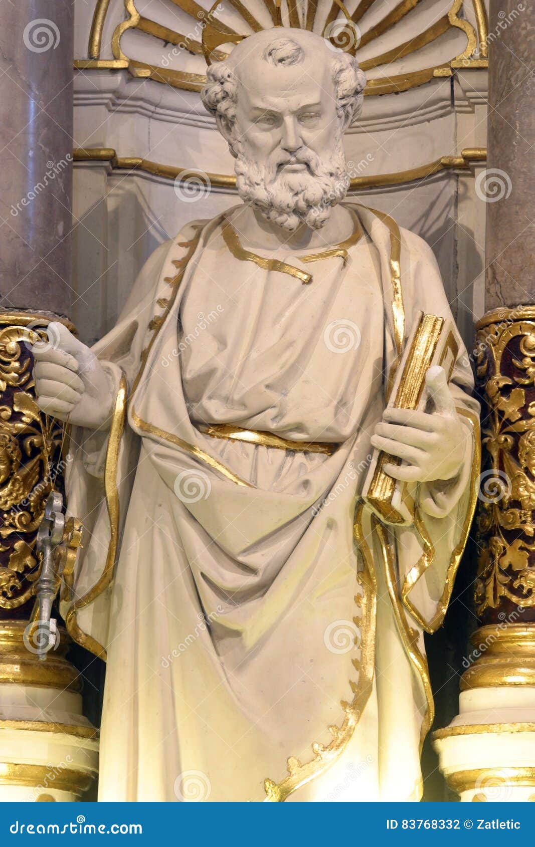 Saint Peter stock photo. Image of salvation, belief, saint - 83768332