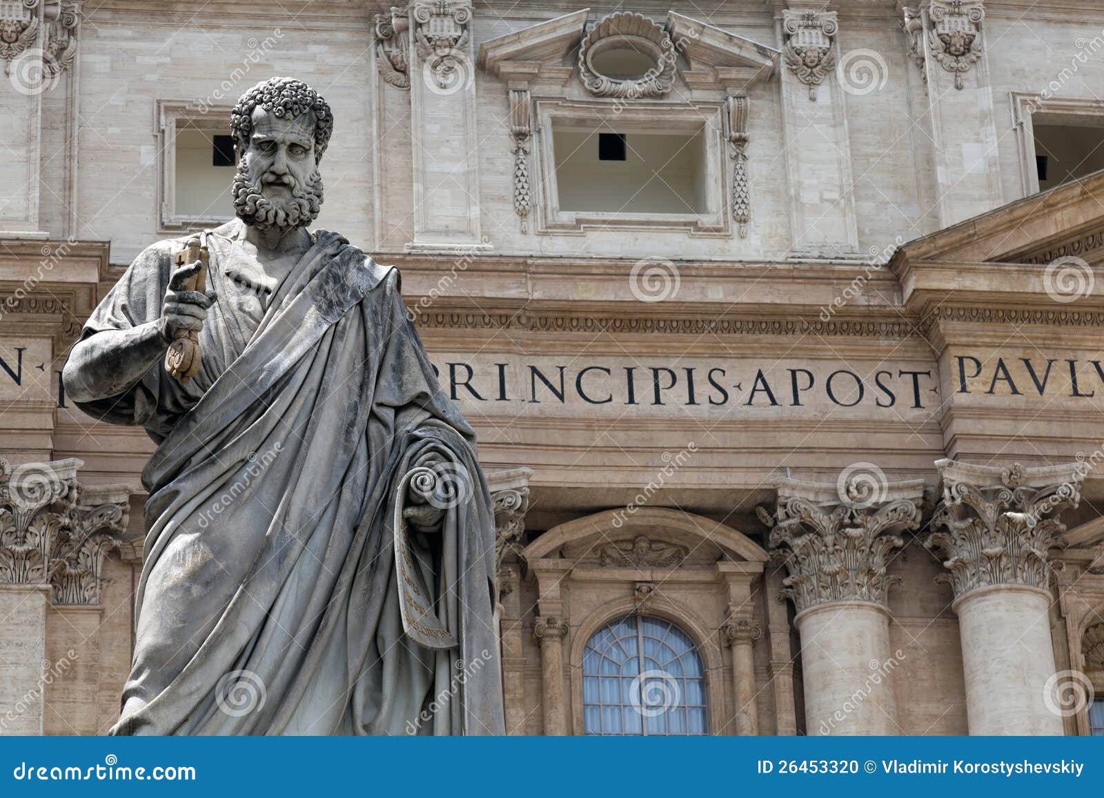 Saint Peter Statue in Vatican Stock Photo - Image of catholicism, holy ...