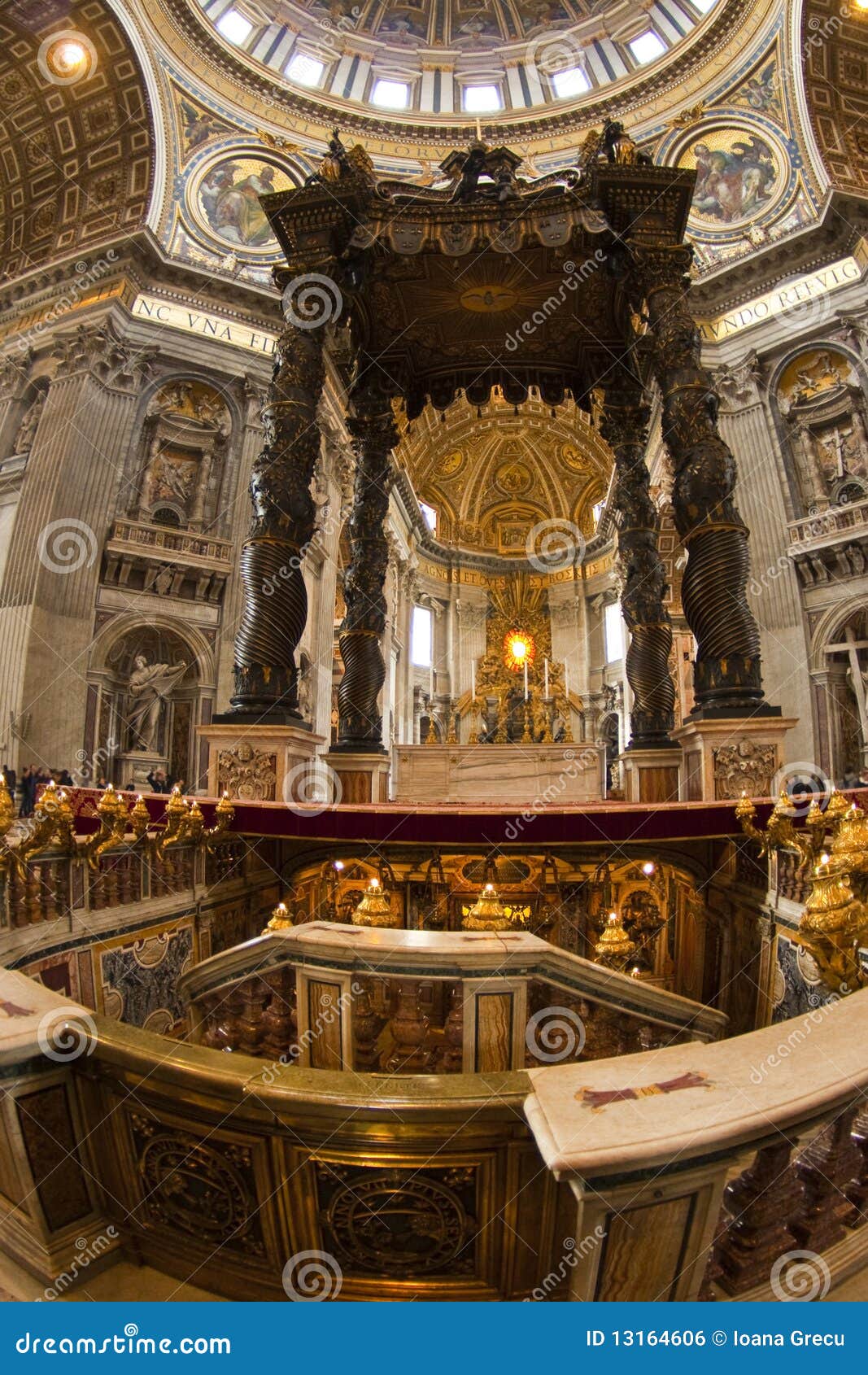 Saint Peter, Vatican, Autel Photo éditorial - Image du beau, plafonds ...