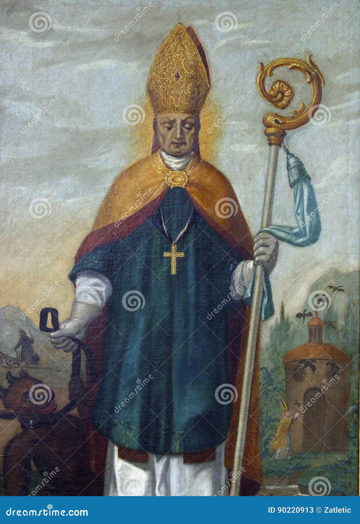 Saint Procopius stock image. Image of artwork, beauty - 90220913