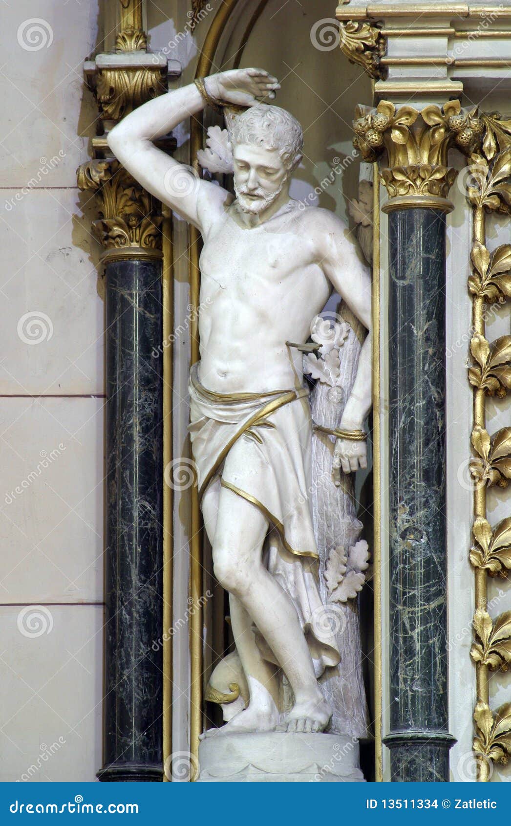 Saint Sebastian stock photo. Image of church, europe - 13511334