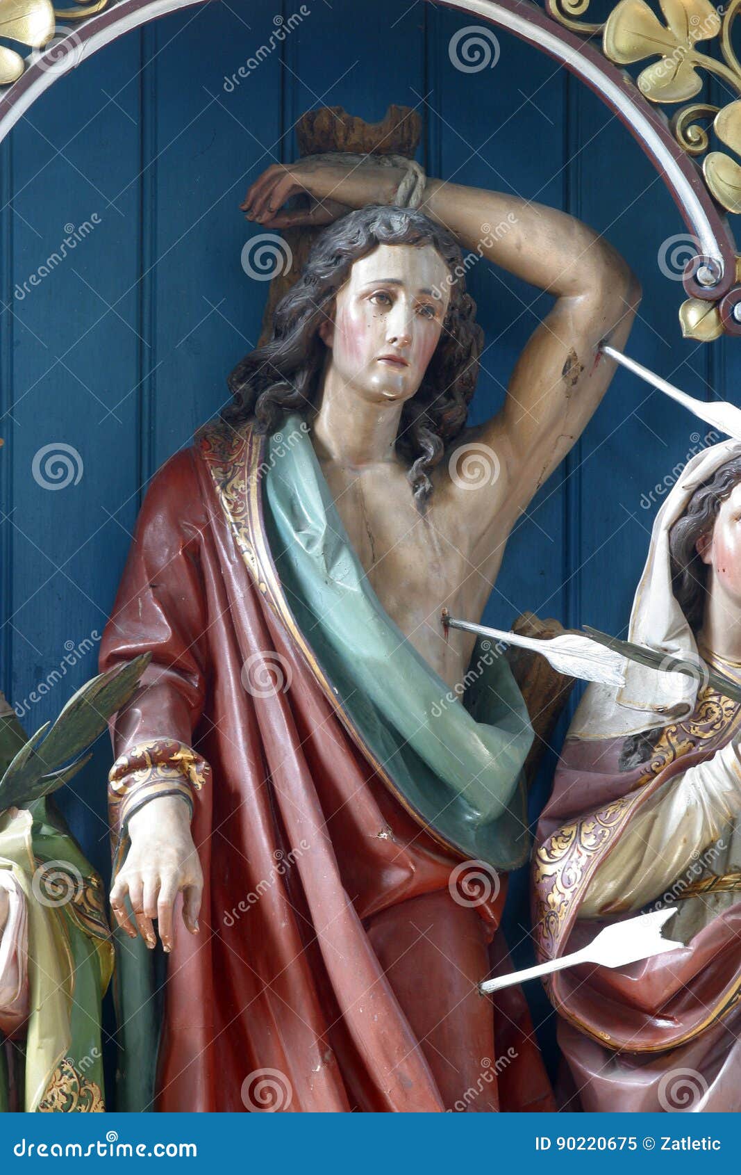 Saint Sebastian stock image. Image of building, christian - 90220675