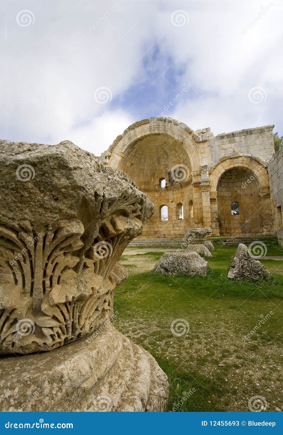 Saint Simeon Basilica, Aleppo, Syria Stock Image - Image of antiquities ...