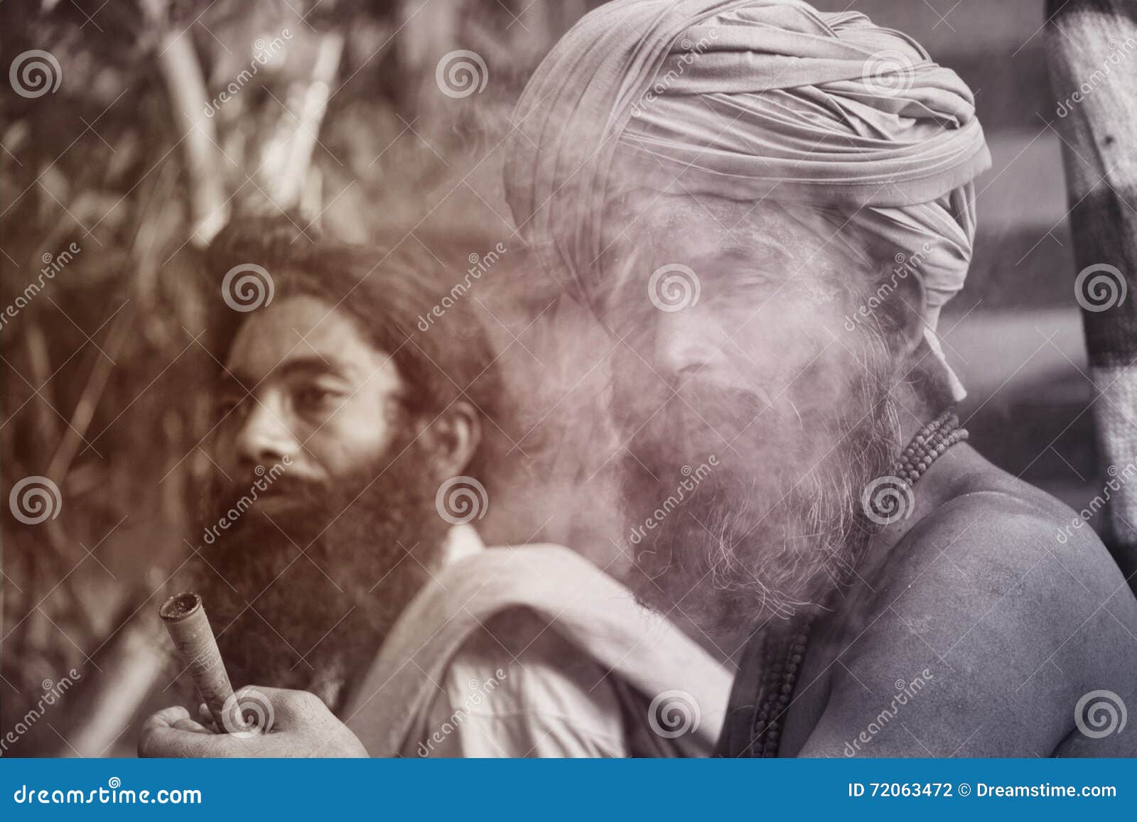 Saint Smoking Pot stock photo. Image of beard, smoking - 72063472