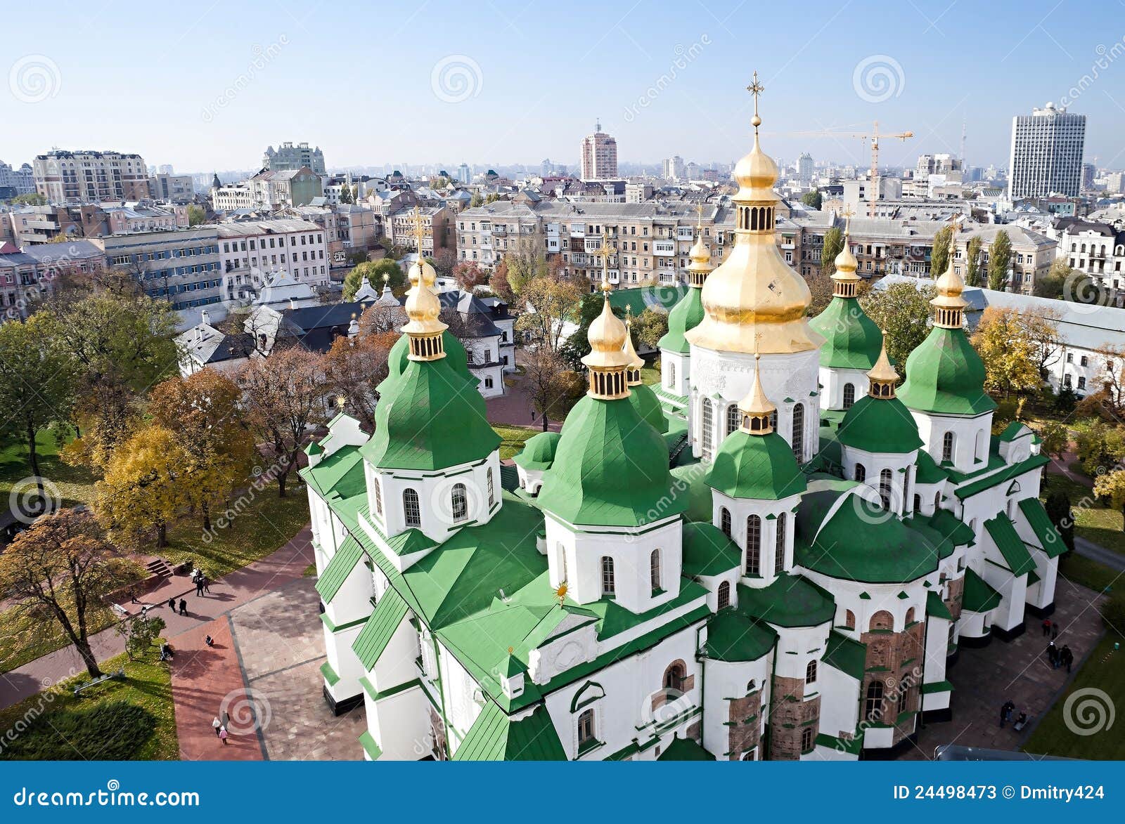 Saint Sophia Cathedral in Kiev Stock Image - Image of historical ...