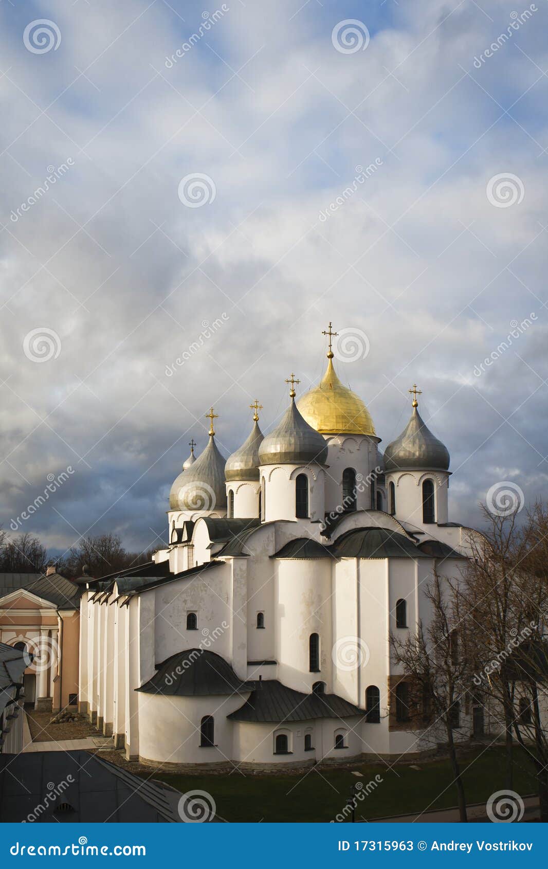 Saint Sophia Cathedral in Novgorod Stock Image - Image of russia ...