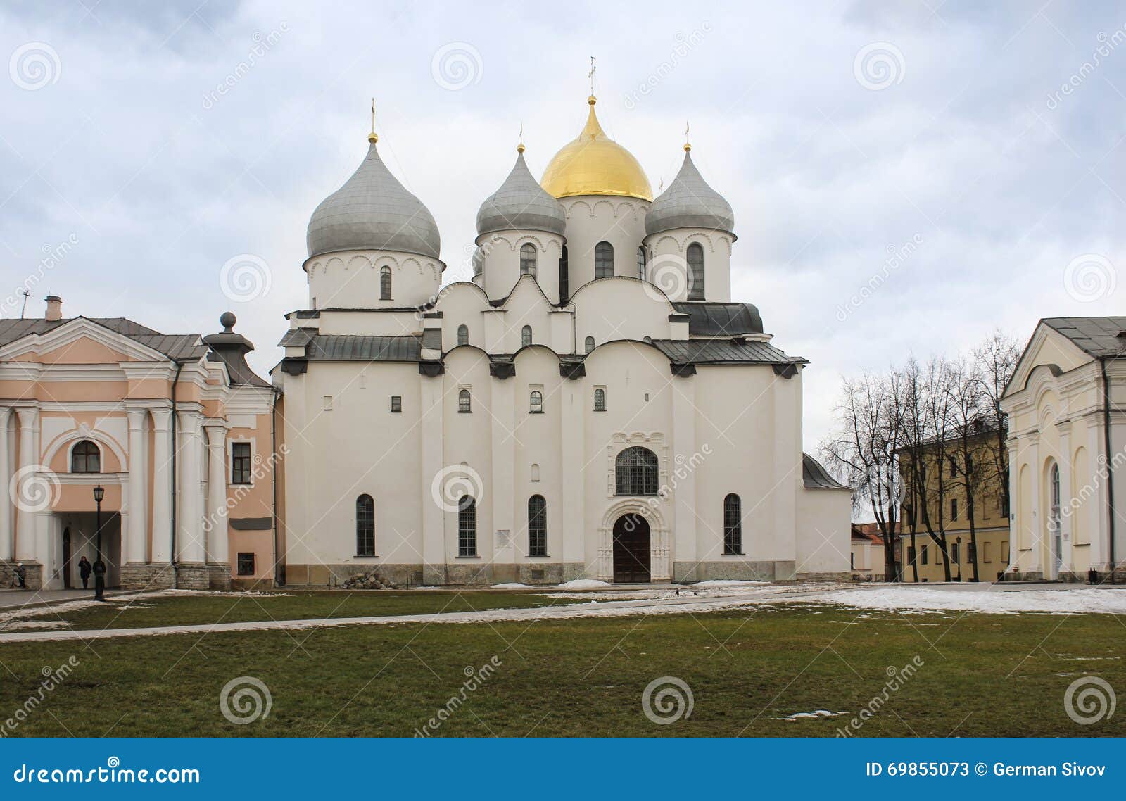 Saint Sophia Cathedral in Novgorod. Editorial Stock Photo - Image of ...
