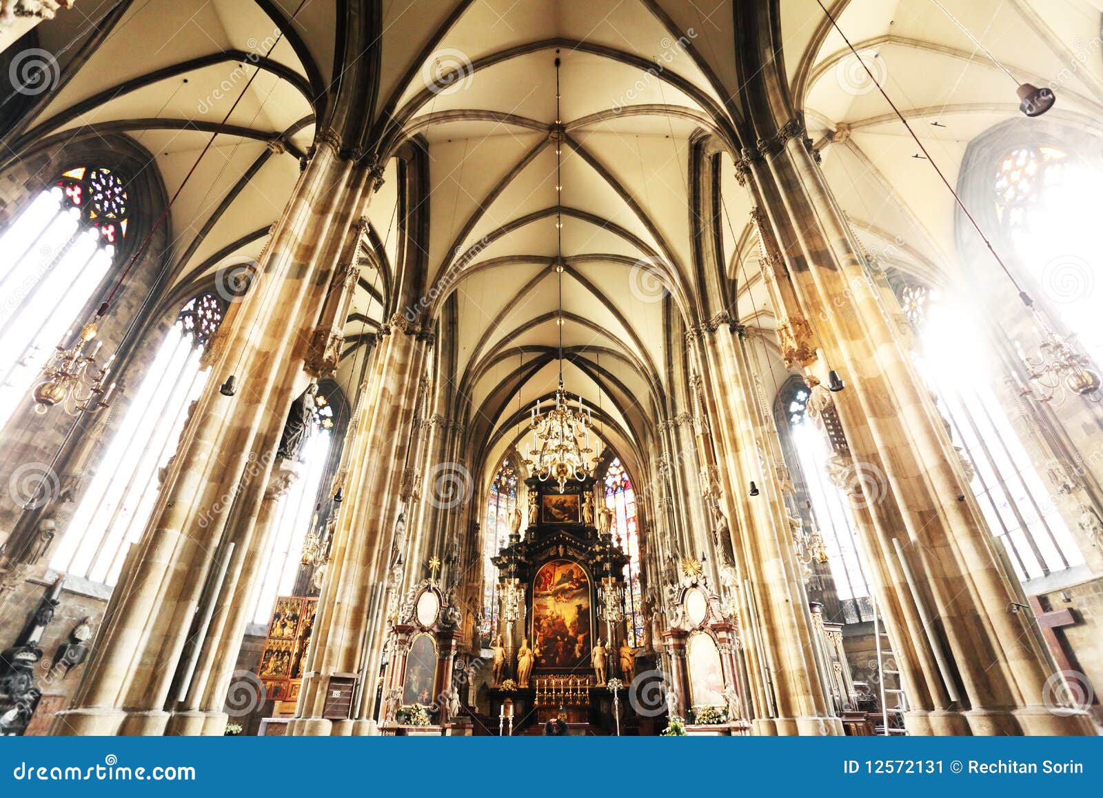 Saint Stephan Cathedral in Vienna Stock Image - Image of europe, church ...