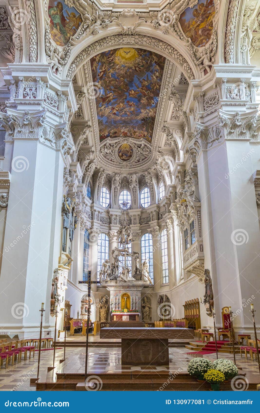 Saint Stephen Cathedral in Passau. Editorial Photo - Image of cathedral ...