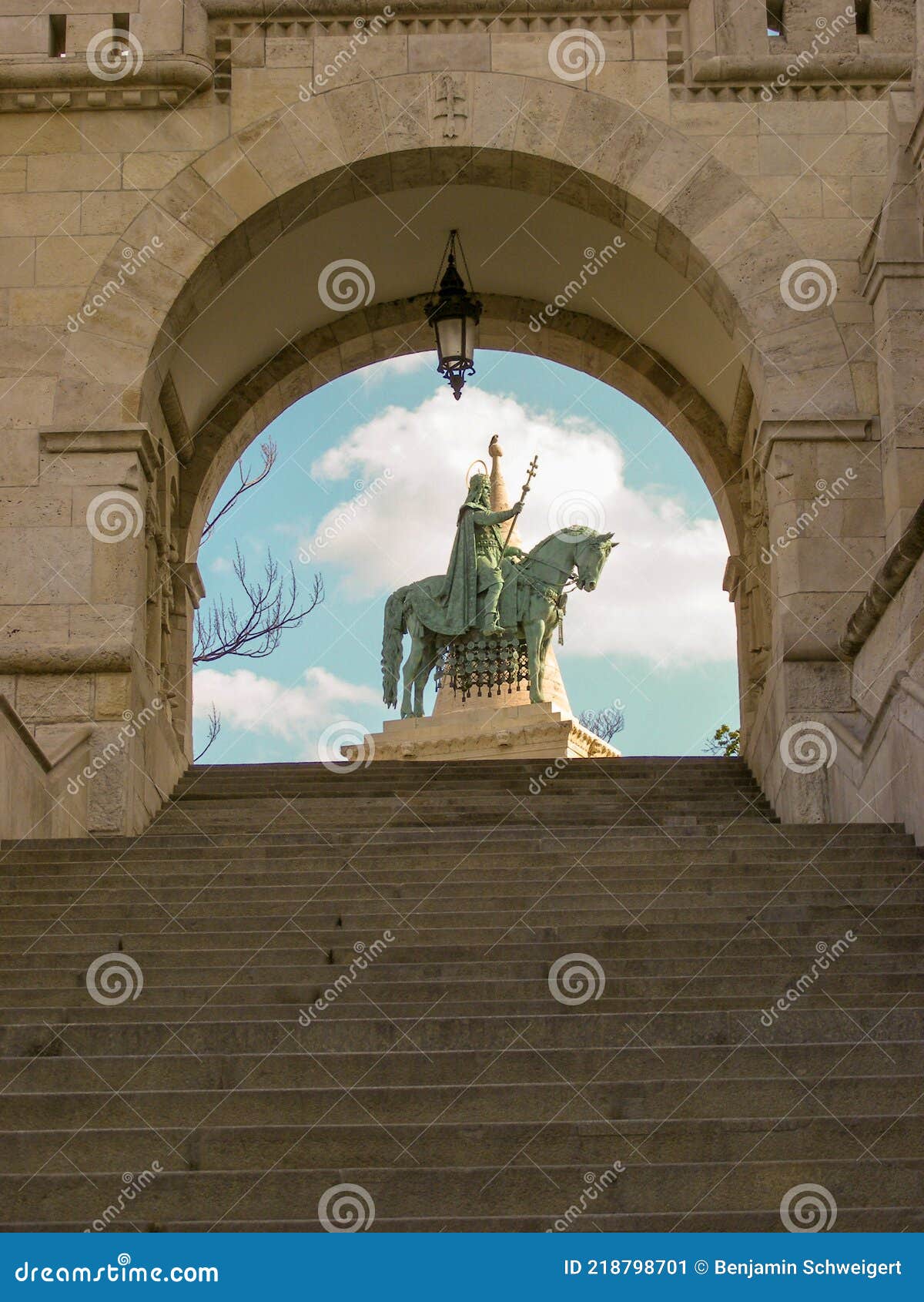 Saint Stephen I statue stock image. Image of culture - 218798701