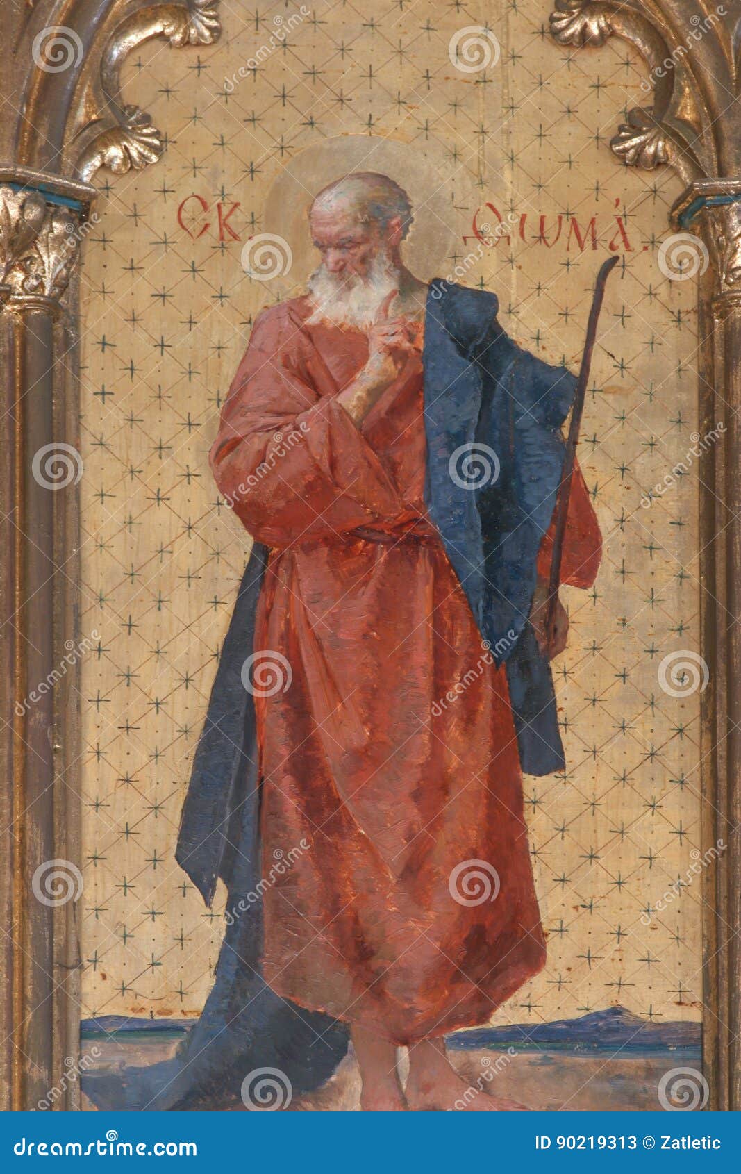 Saint Thomas the Apostle stock image. Image of europe - 90219313