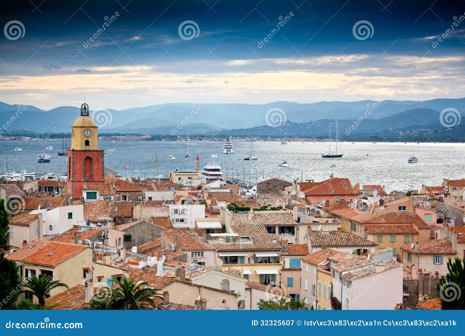 Saint Tropez, France stock image. Image of reflection - 32325607
