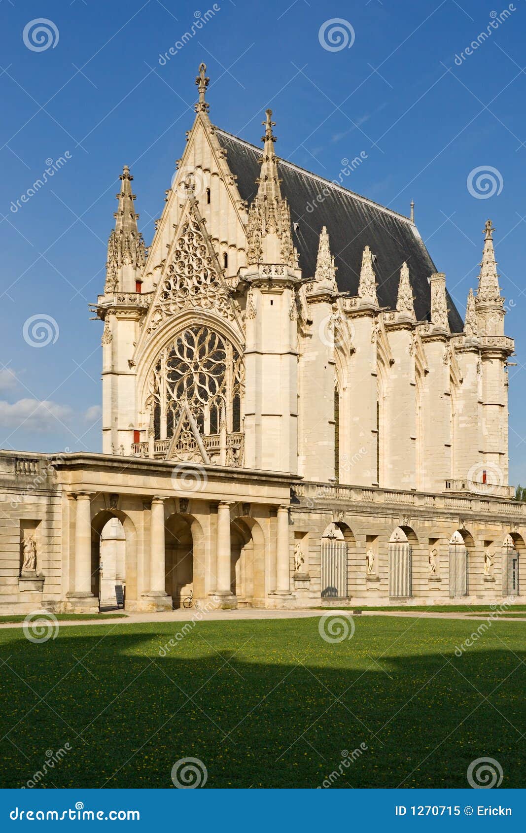 The Sainte-Chapelle (Holy Chapel) Stock Image - Image of history ...