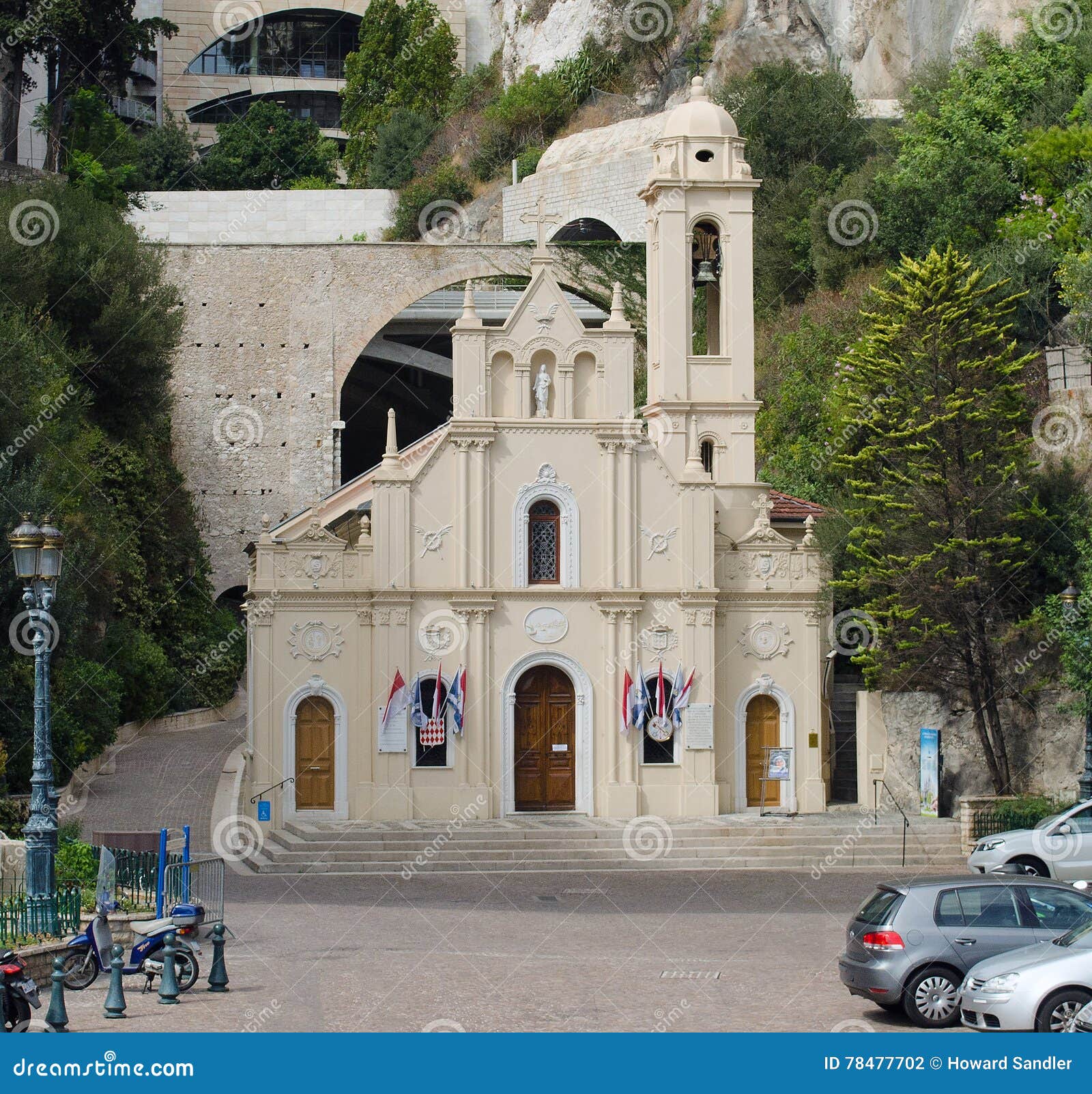 Sainte Devote Chapel, Monte Carlo, Monaco Stock Photo - Image of monte ...