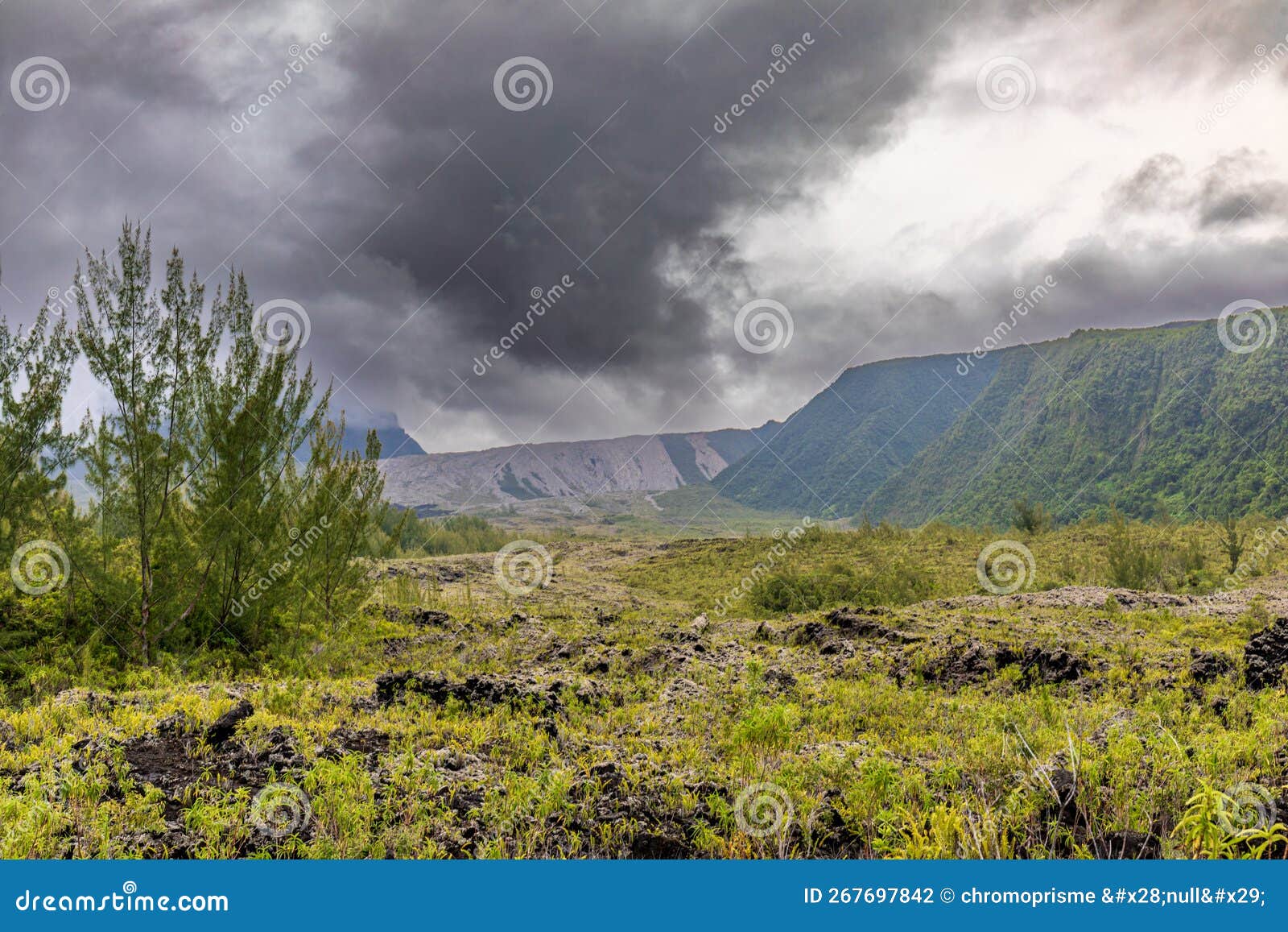 Sainte-Rose, Reunion Island - Le Grand Brule Big Burnt Lava Flow Stock ... Sainte-Rose, Reunion Island - Le Grand Brule Big Burnt Lava Flow Stock ...
