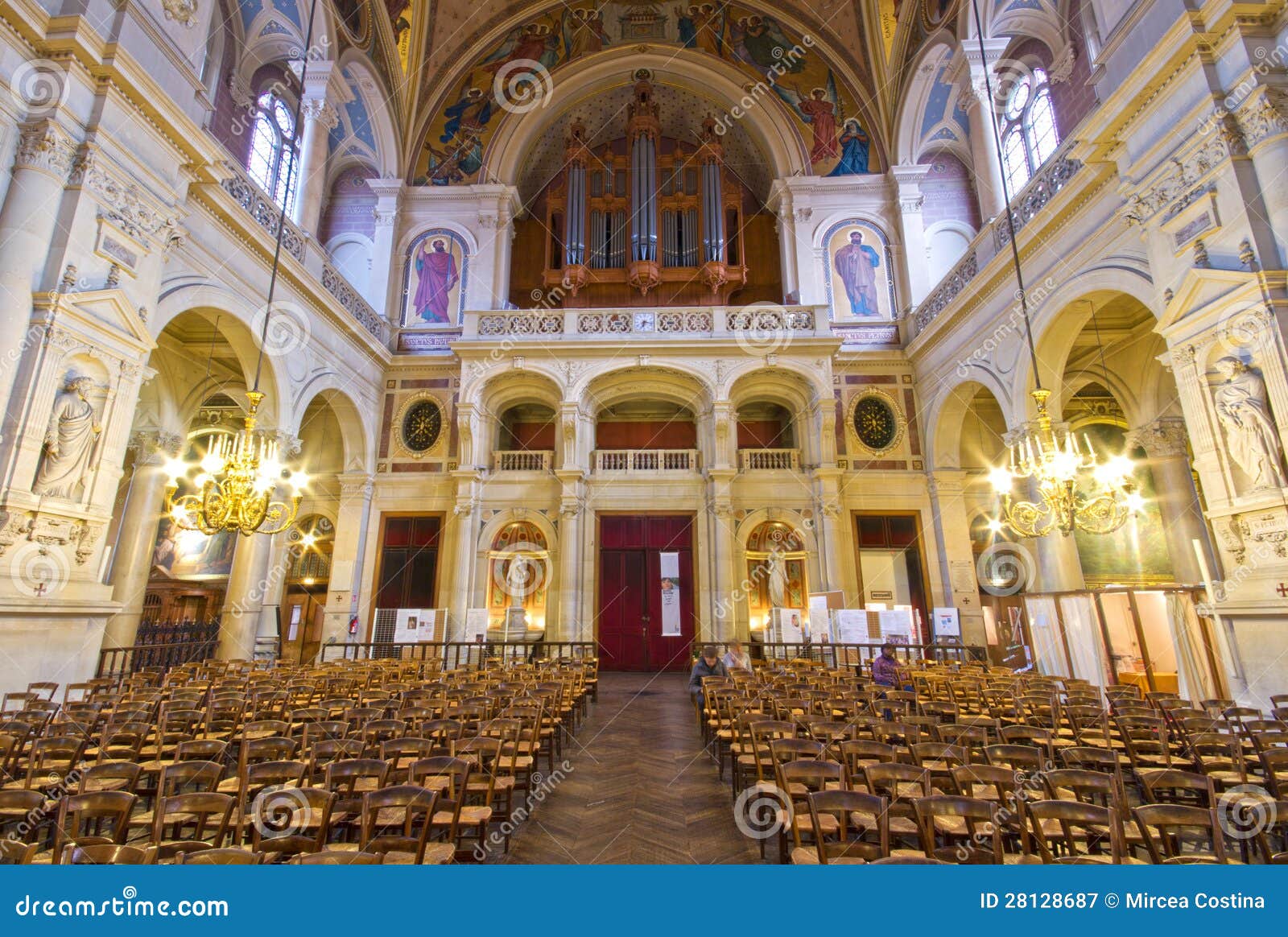 Sainte-Trinite Church editorial photography. Image of attraction - 28128687