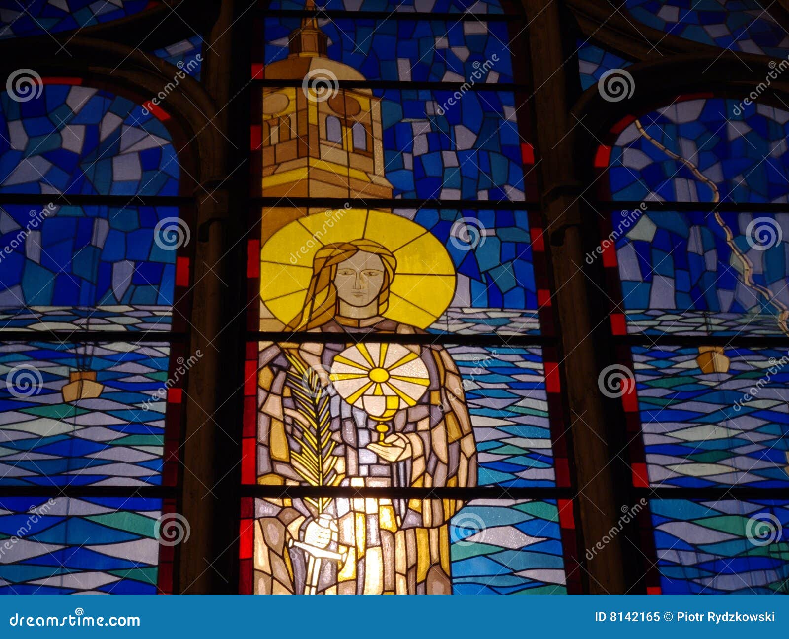 Saintly woman stock image. Image of good, holy, stained - 8142165