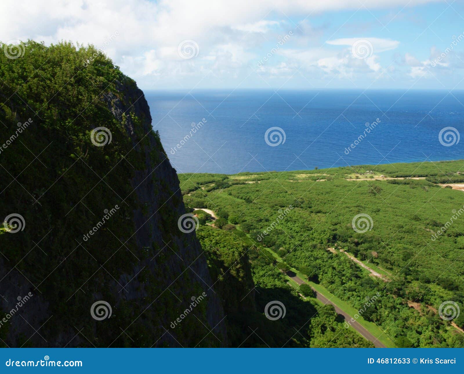 Saipan stock image. Image of terrain, ridge, klippe, hike - 46812633