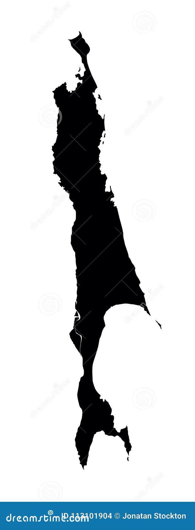 Sakhalin Map Silhouette. Sahkalin Map. Sachalin Map, Part Of Russia ...