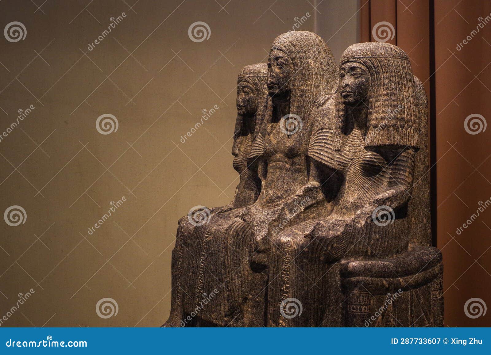 Sakhmet Statue in Ancient Egypt. Stock Image - Image of ancient ...