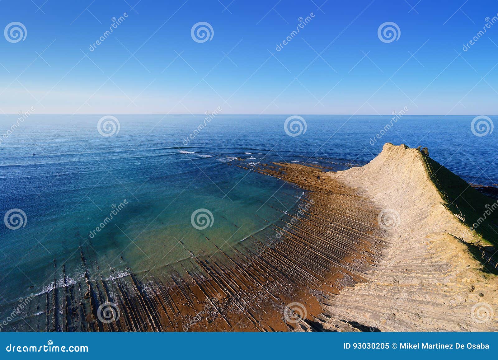 Sakoneta beach stock image. Image of deba, formation - 93030205