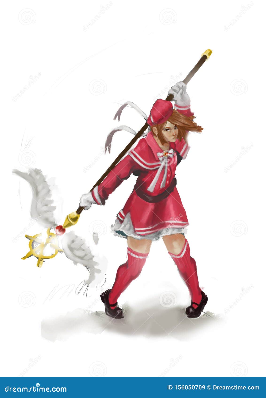 Sakura Card Captor Illustration Stock Illustration - Illustration of ...