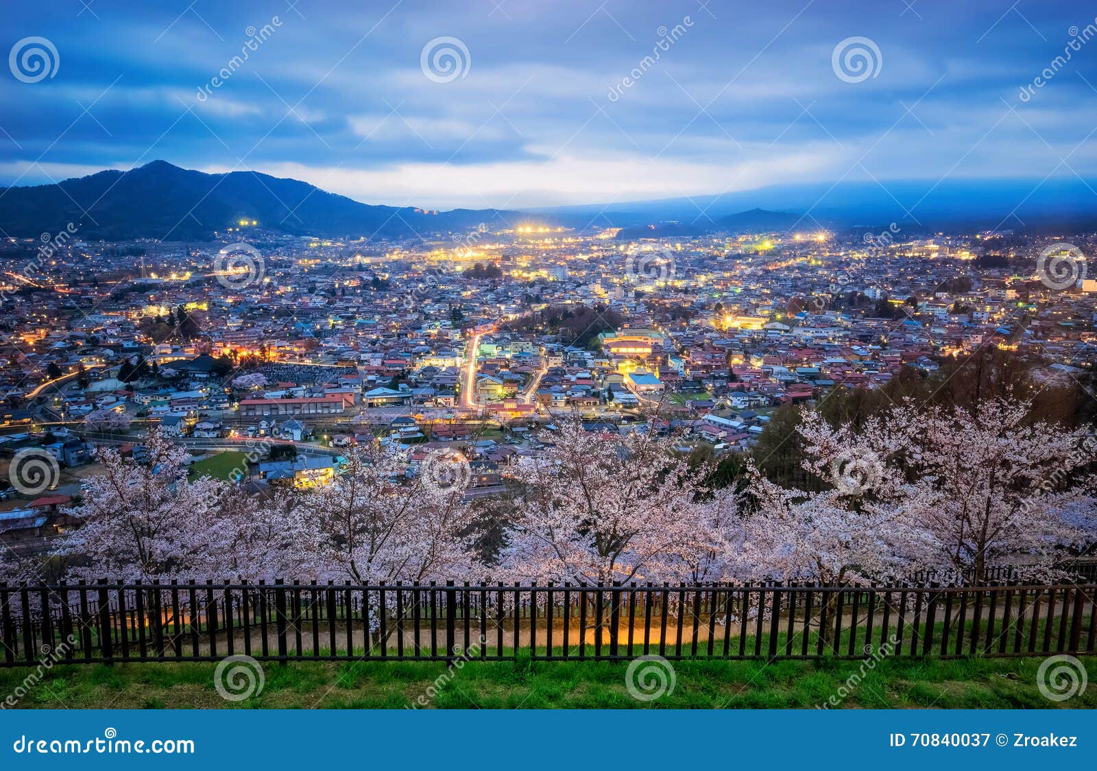 Sakura cityscape editorial photography. Image of office - 70840037