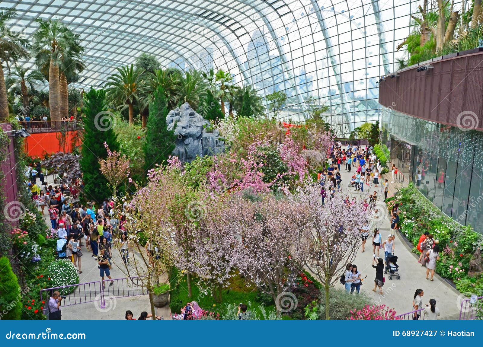 Sakura Display at Gardens by the Bay Editorial Photography - Image of ...