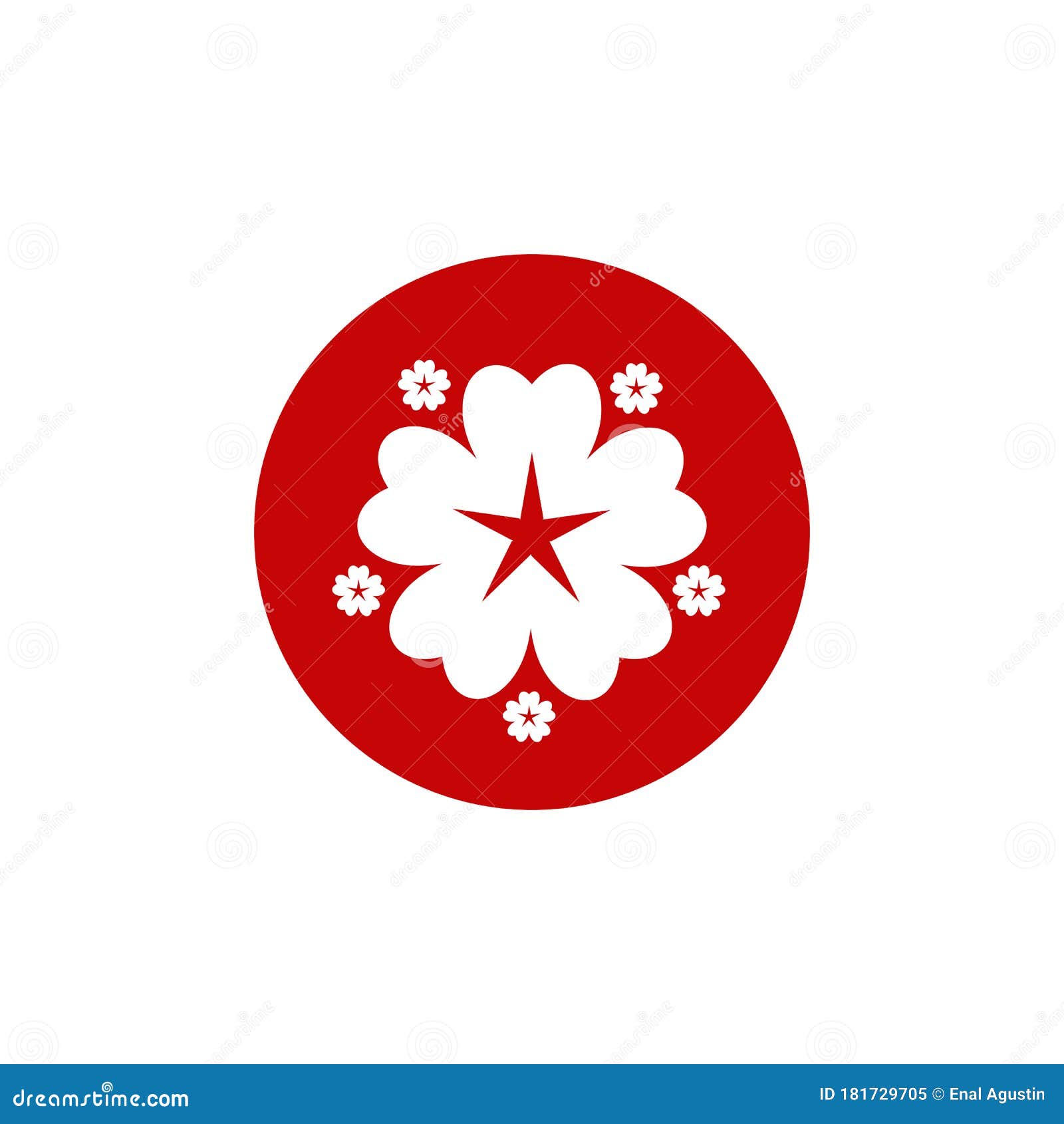 Sakura Flower Icon Logo Design Template Stock Vector - Illustration of ...