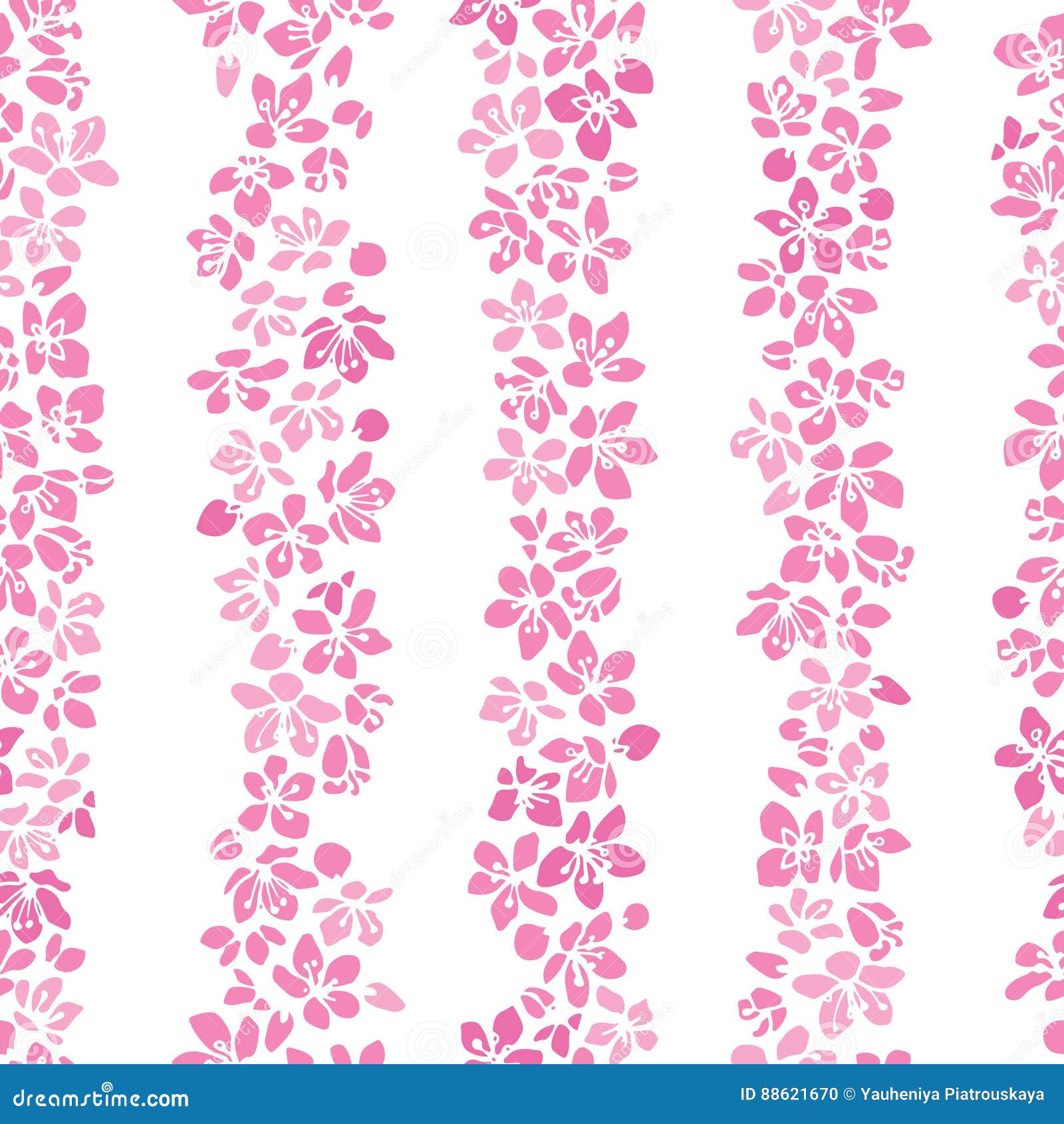 Sakura flowers pattern stock vector. Illustration of decoration - 88621670