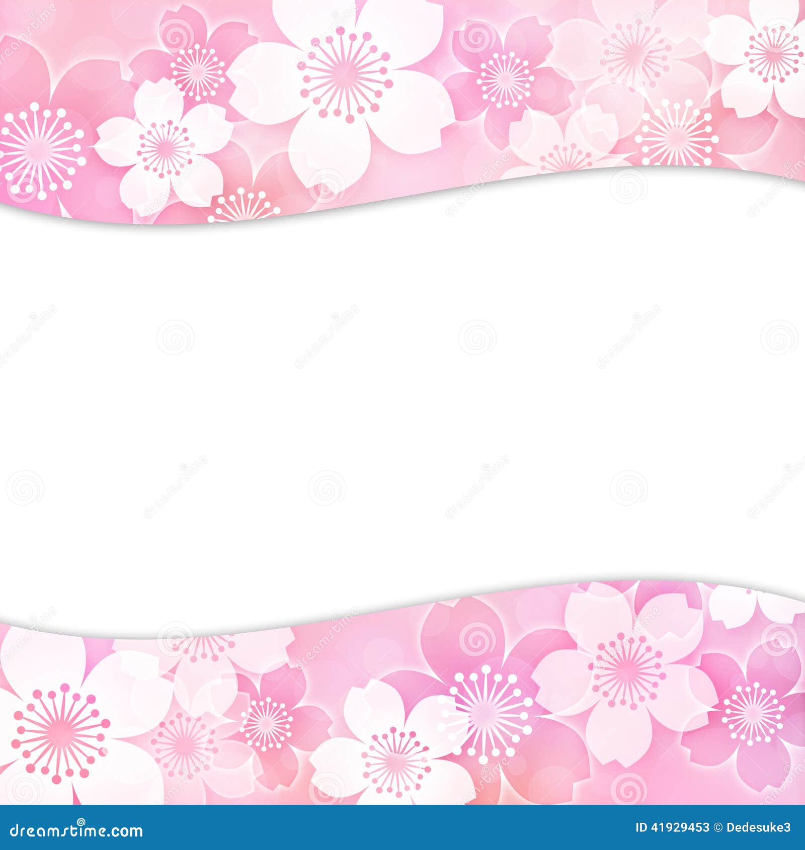 Sakura frame stock illustration. Illustration of oriental - 41929453