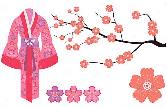 Sakura Obsession stock vector. Illustration of japan - 41602410