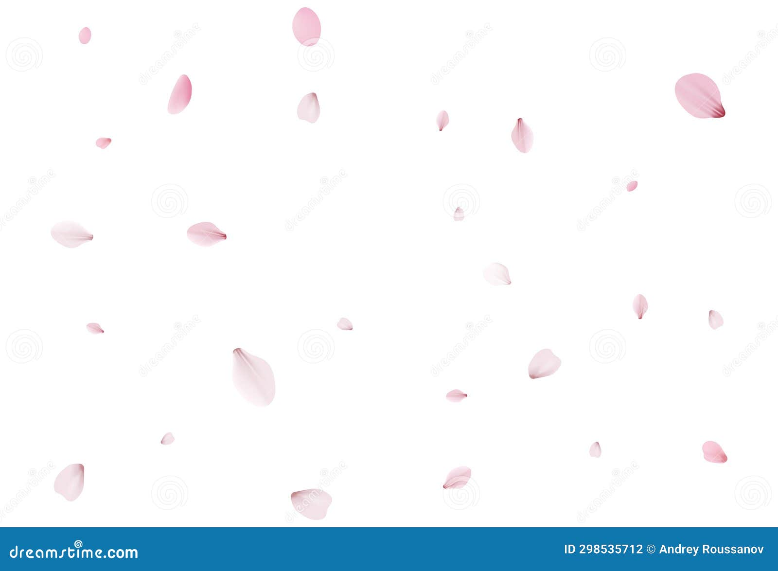 Sakura Petals. Realistic Vector Illustration. Stock Vector ...