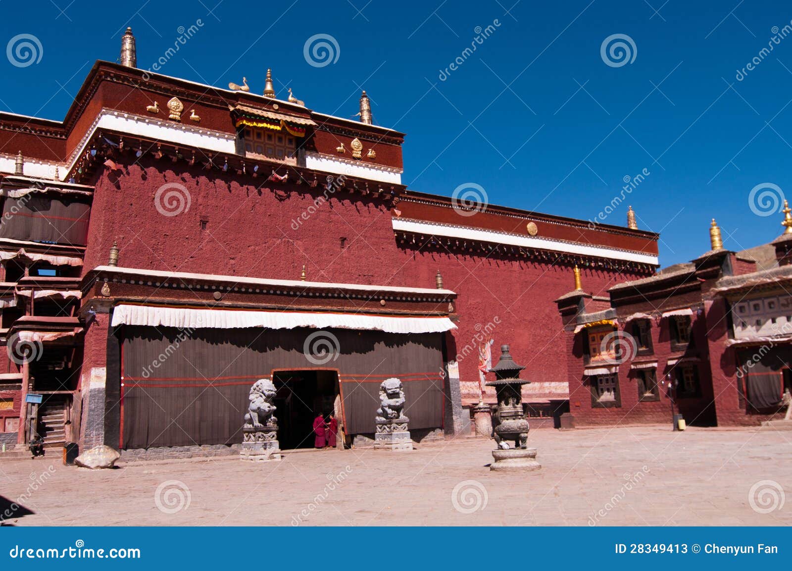 Sakya Monastery stock image. Image of sakya, west, lama - 28349413
