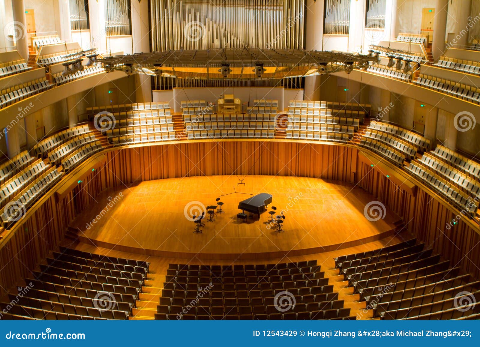 Salón de conciertos imagen de archivo. Imagen de lugar - 12543429