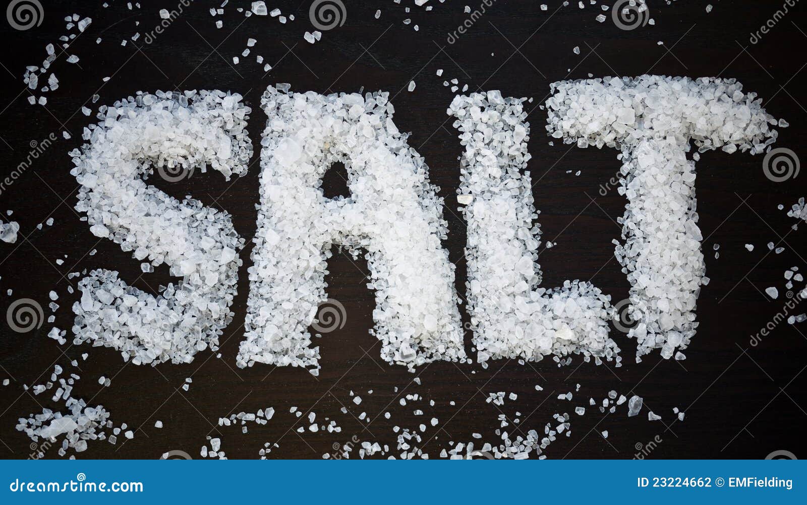 SAL foto de archivo. Imagen de halita, realce, sabor - 23224662