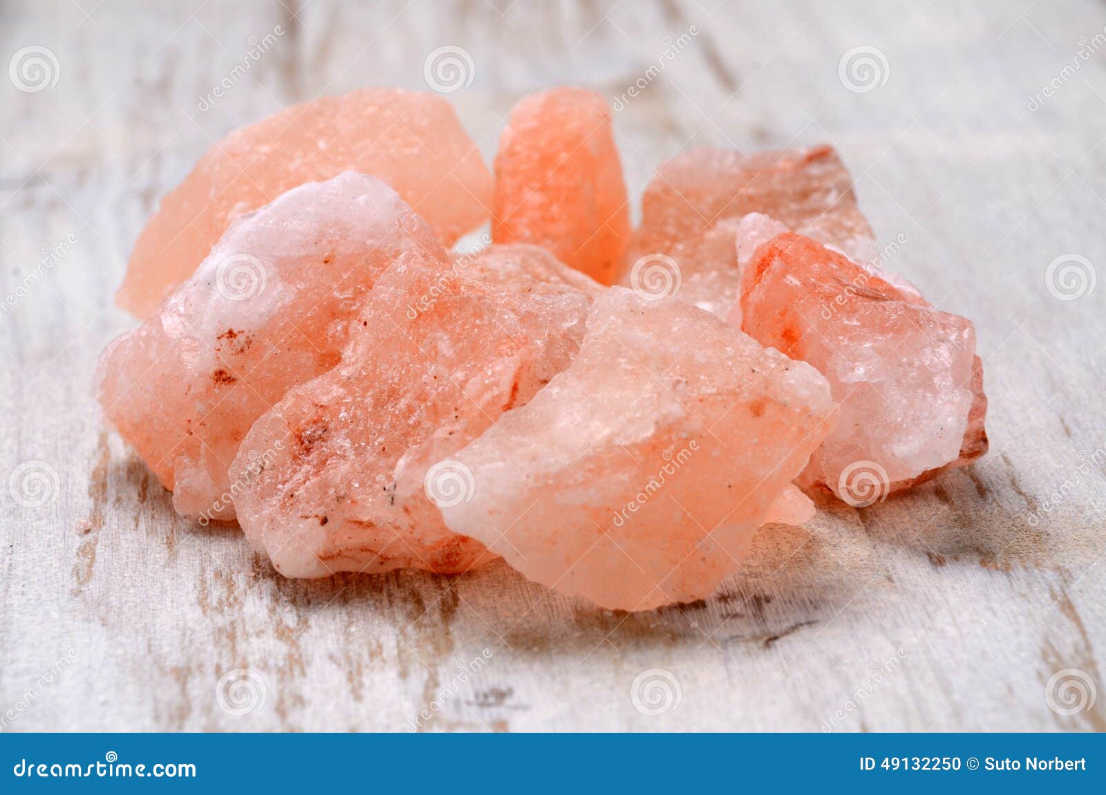 Sal De Cristal Cor-de-rosa Himalaia Foto de Stock - Imagem de fundo ...