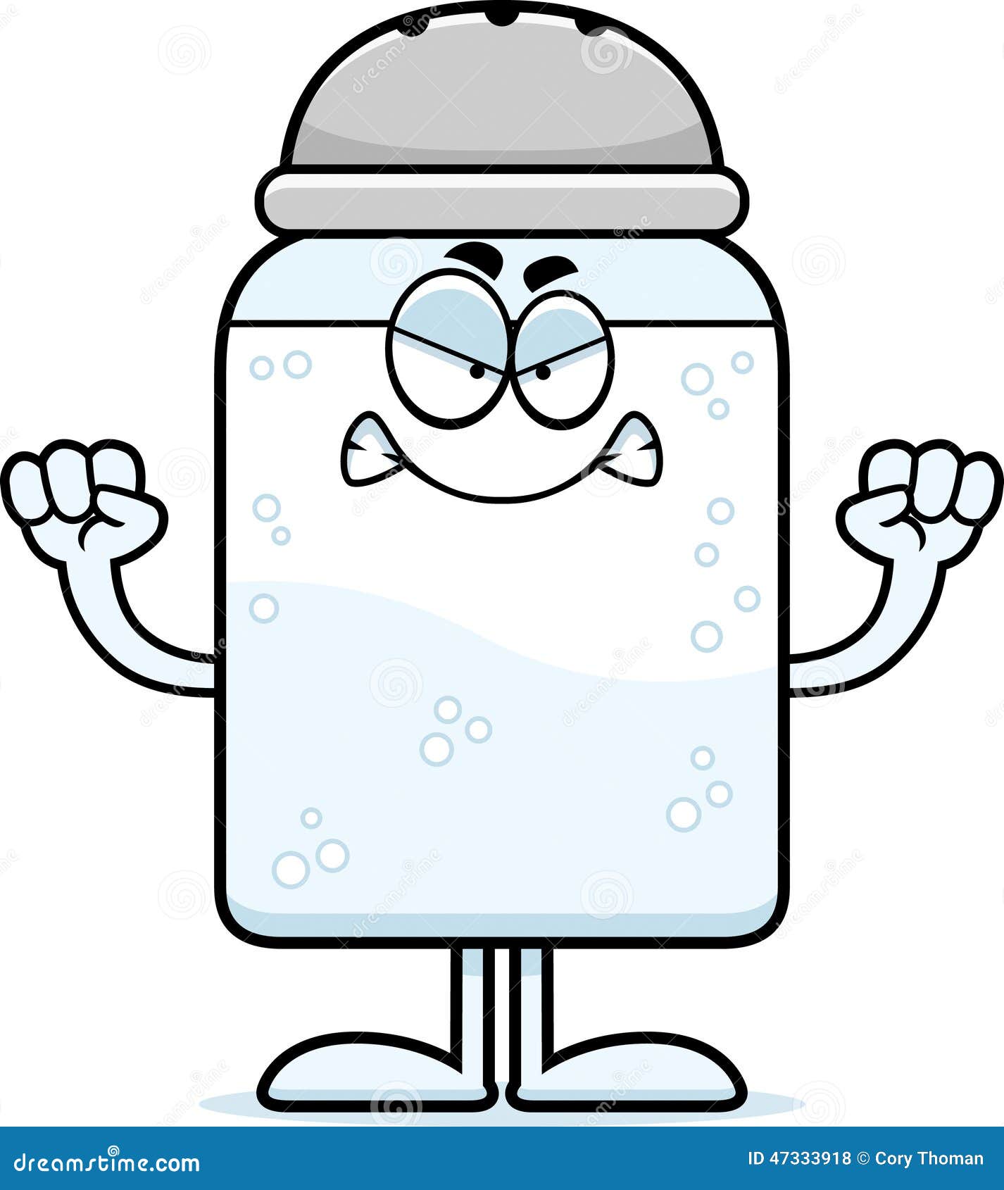 Sal Irritado Dos Desenhos Animados Ilustração do Vetor - Ilustração de ...