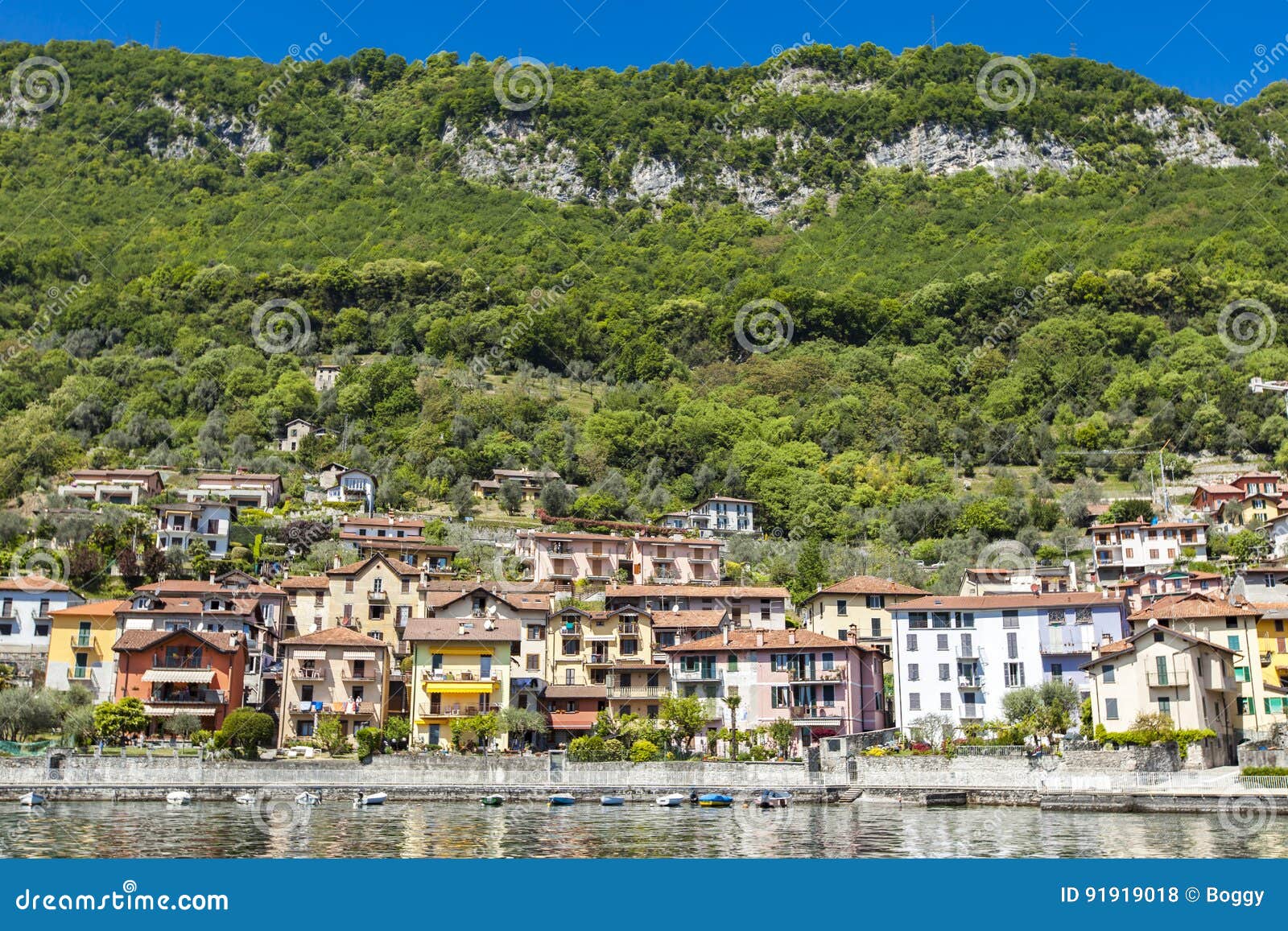 Sala Comacina stock photo. Image of lombardy, italy, scenic - 91919018