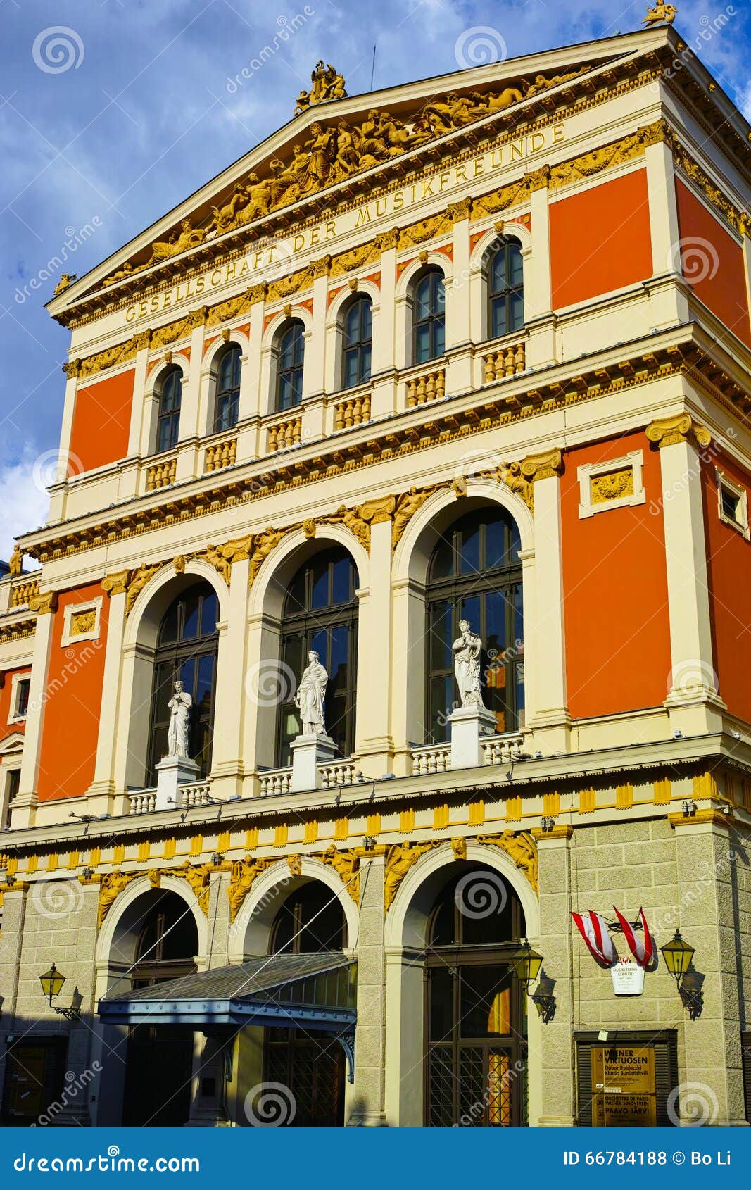 Sala da concerto di Vienna fotografia stock editoriale. Immagine di ...
