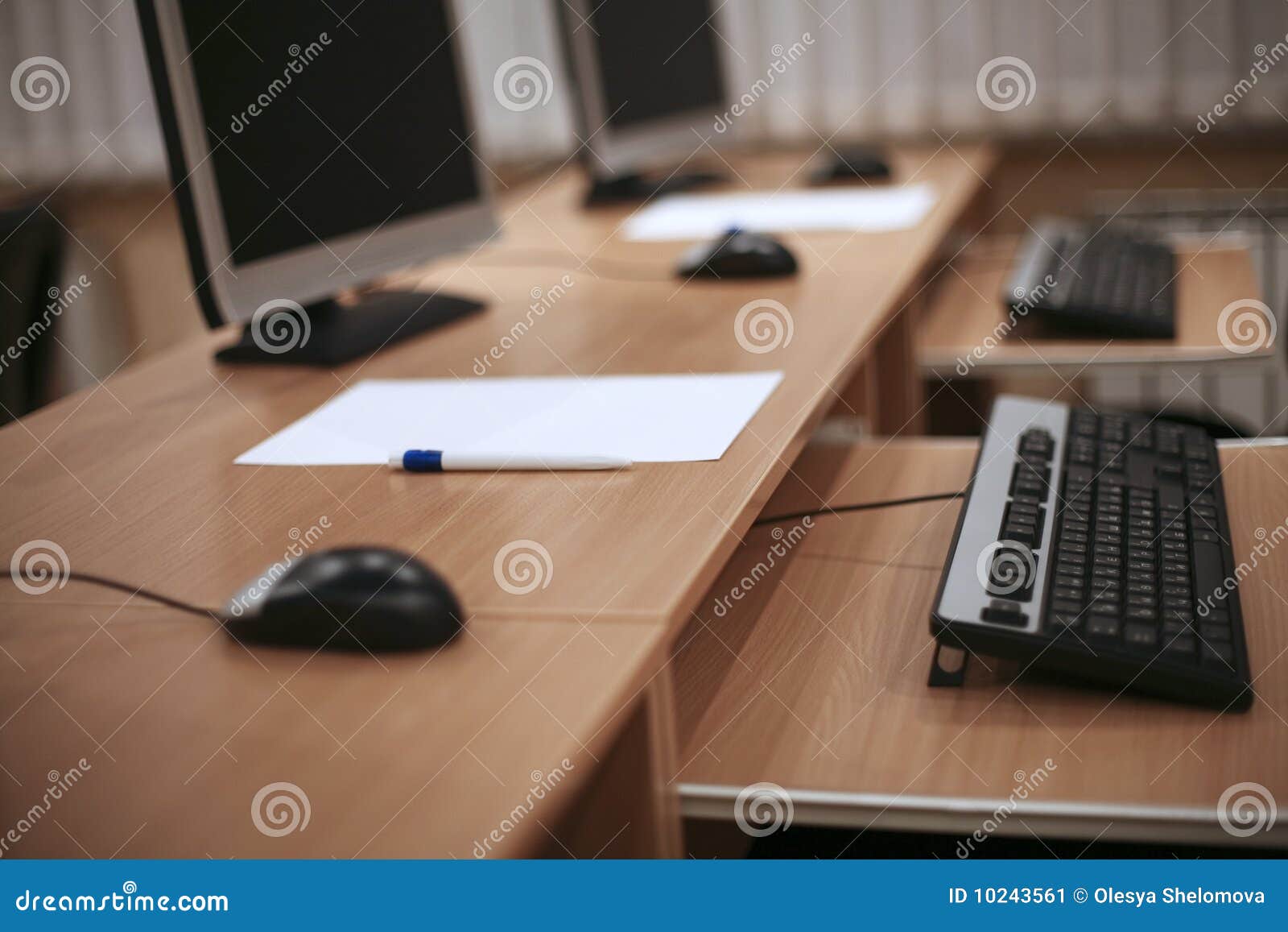 Sala de aula imagem de stock. Imagem de perspectiva, colocado - 10243561