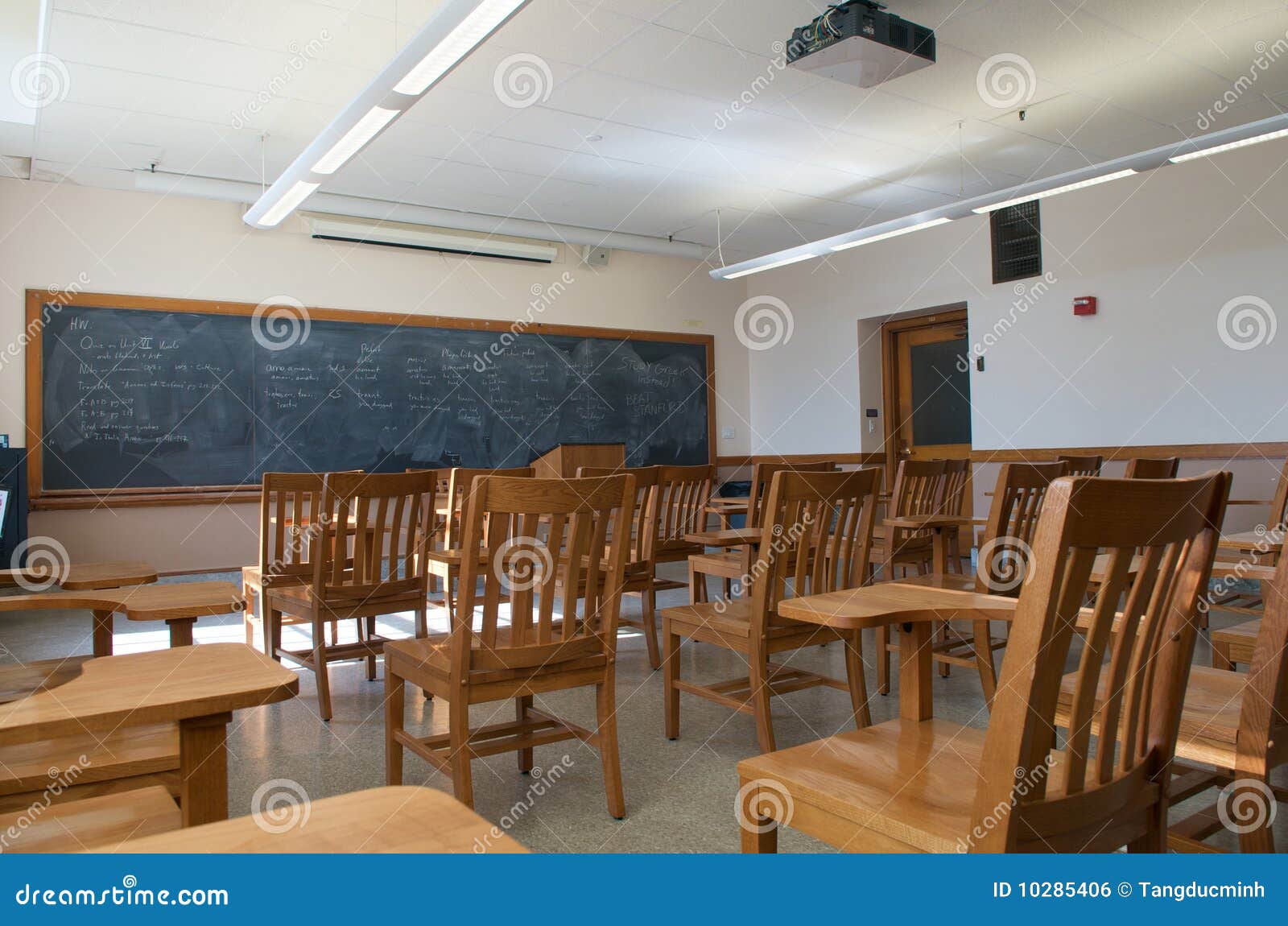 Sala de aula foto de stock. Imagem de quarto, classe - 10285406