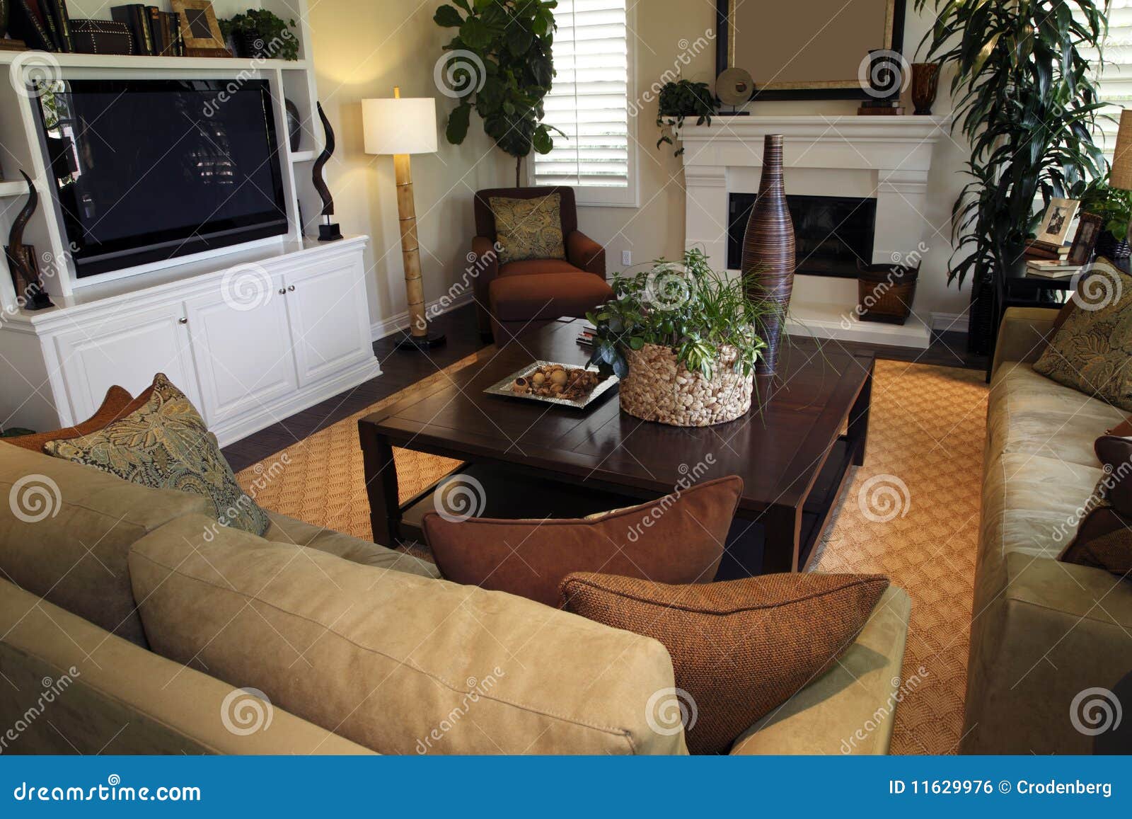 Sala de estar lujosa foto de archivo. Imagen de vector - 11629976